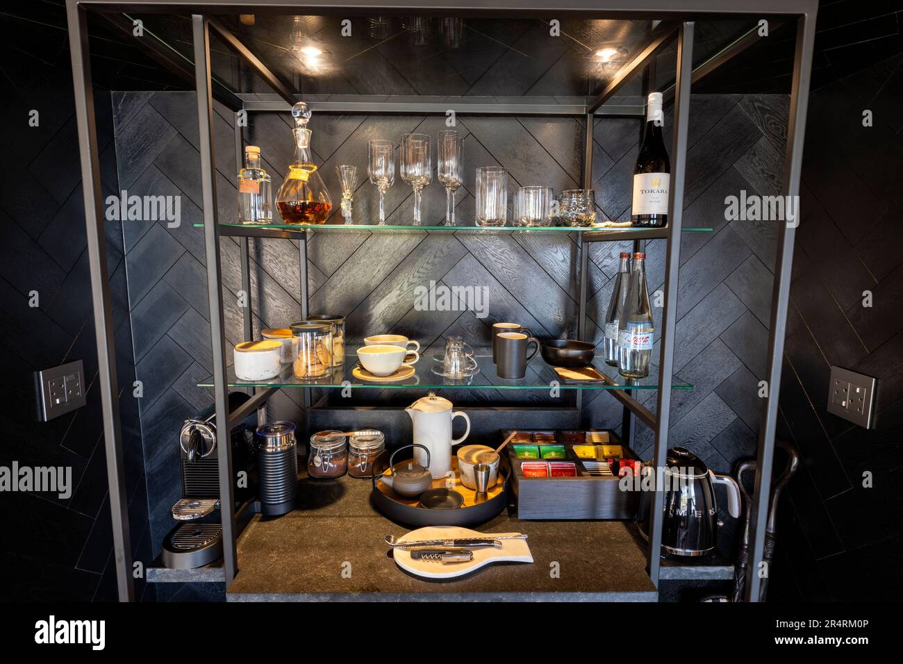 Bar in the interior of luxury suite at Onguma Camp Kala - Onguma Game ...