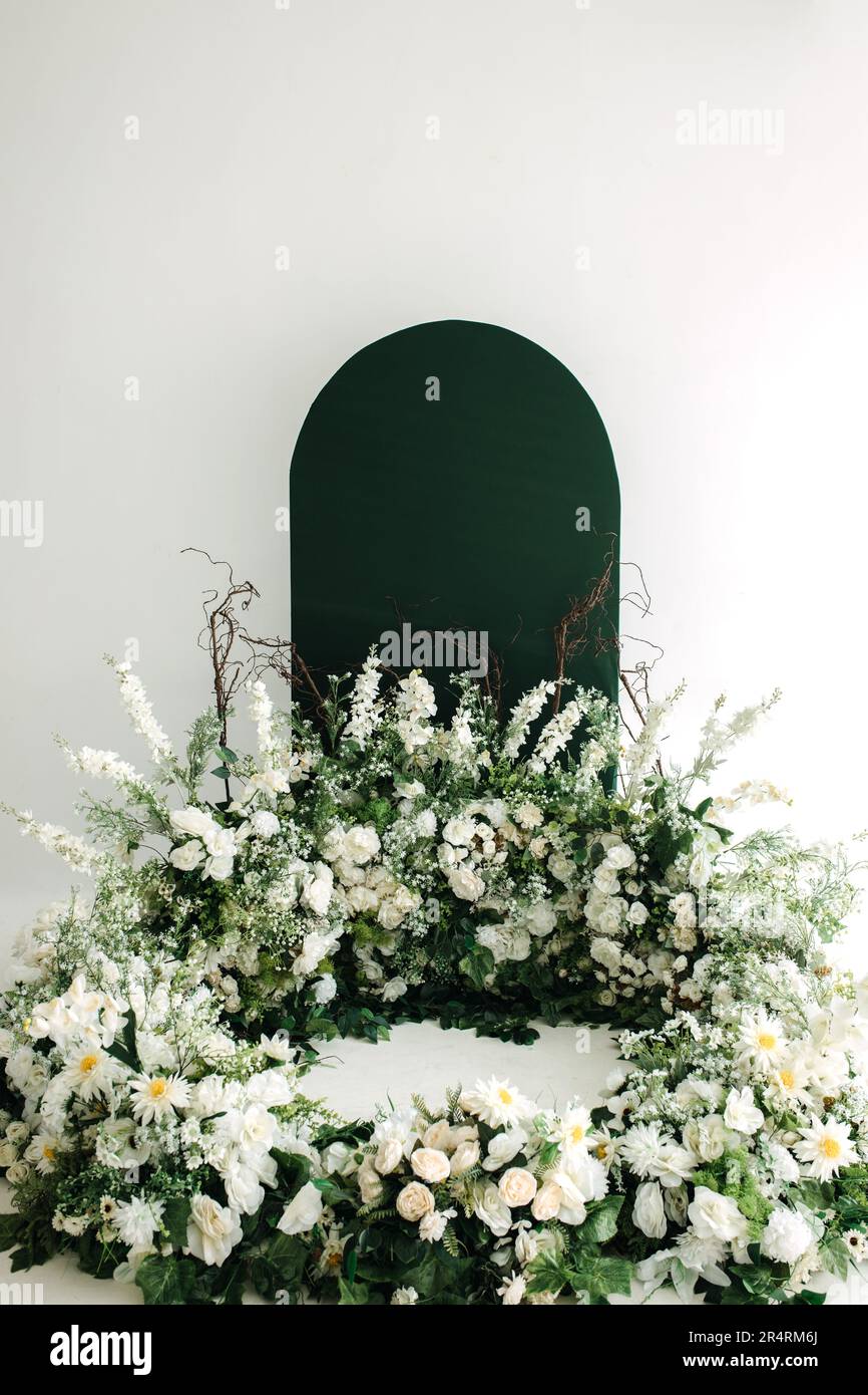 decoration interior white background Stock Photo - Alamy