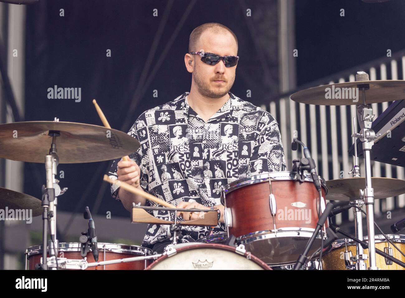 Napa, USA. 28th May, 2023. Brett Kramer of Half Alive during the ...