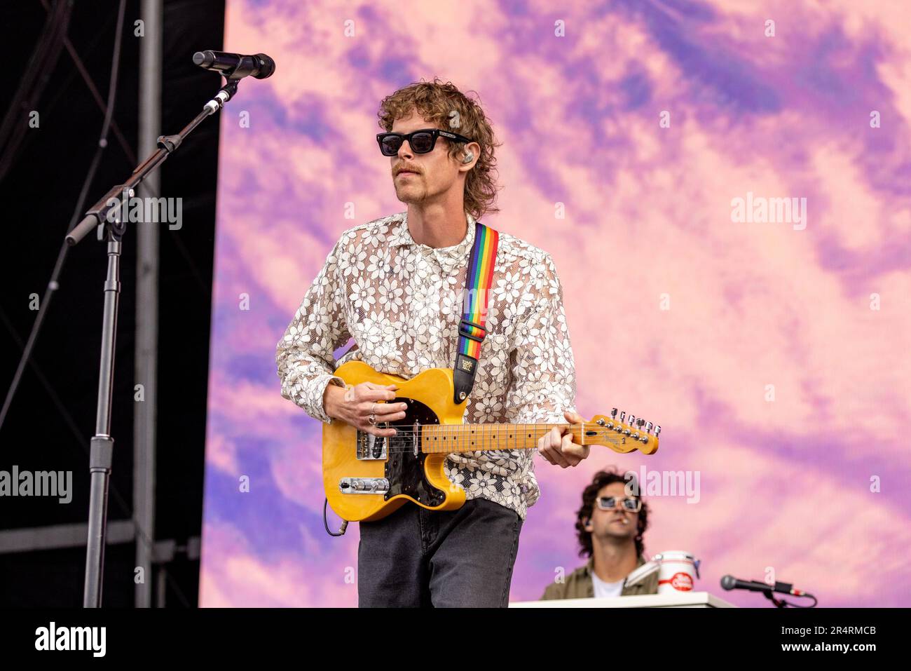 Napa, USA. 28th May, 2023. Taylor Meier and Joseph Kavalec of Caamp ...