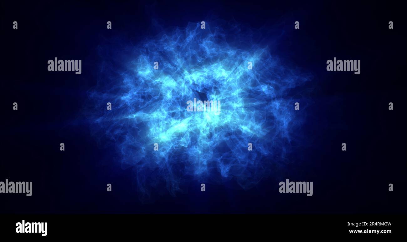 Abstract blue energy magical waves glowing background Stock Photo - Alamy