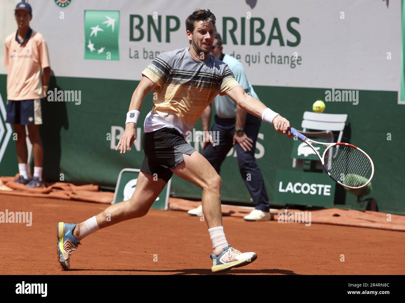 Cameron Norrie of Great Britain during day 2 of the 2023 French Open ...