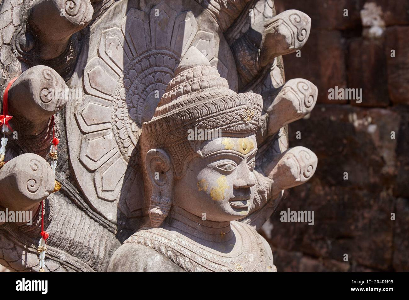 Phra That Phu Pek, an ancient Khmer temple atop a hill in Thailand's ...