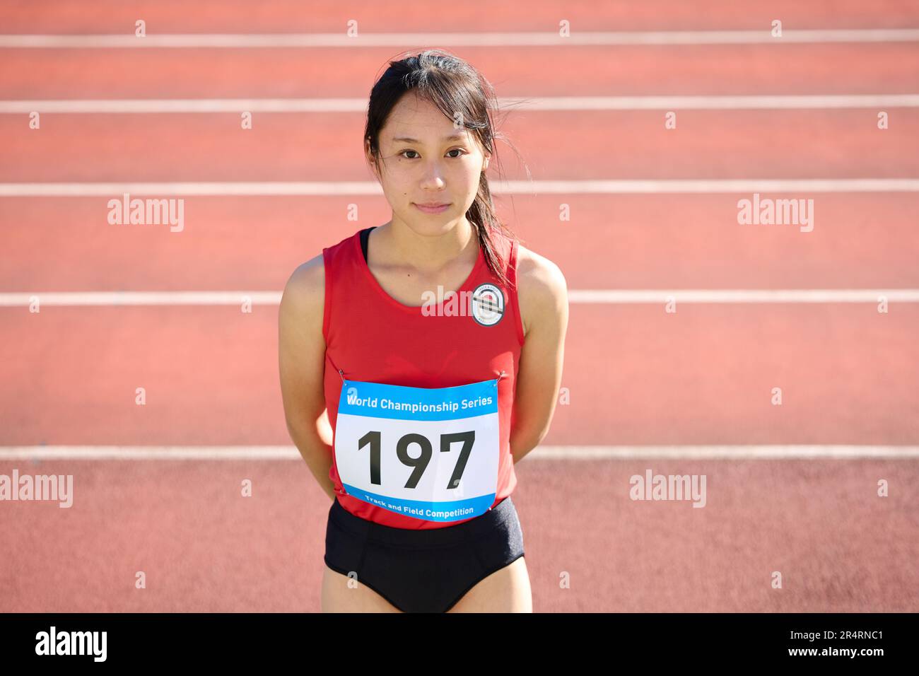 Japanese athlete portrait Stock Photo - Alamy