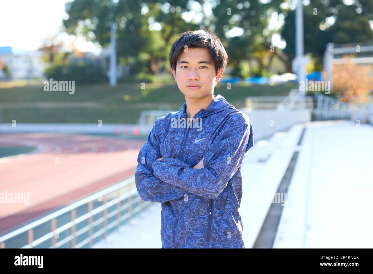 Japanese athlete portrait Stock Photo - Alamy
