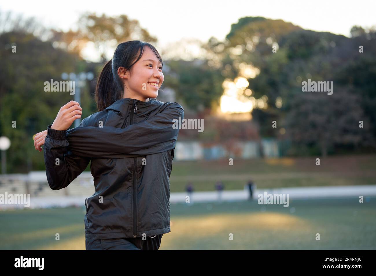 Japanese athlete training Stock Photo - Alamy