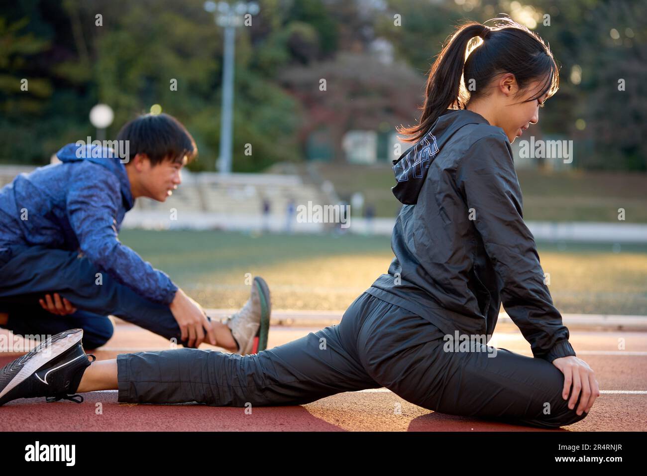 Japanese athlete training Stock Photo - Alamy