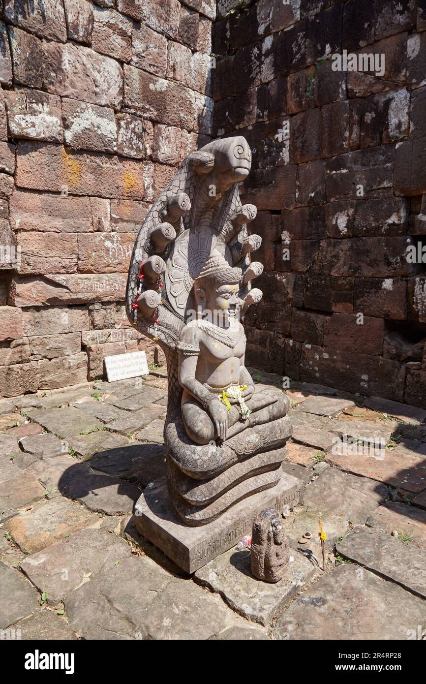 Phra That Phu Pek, an ancient Khmer temple atop a hill in Thailand's ...
