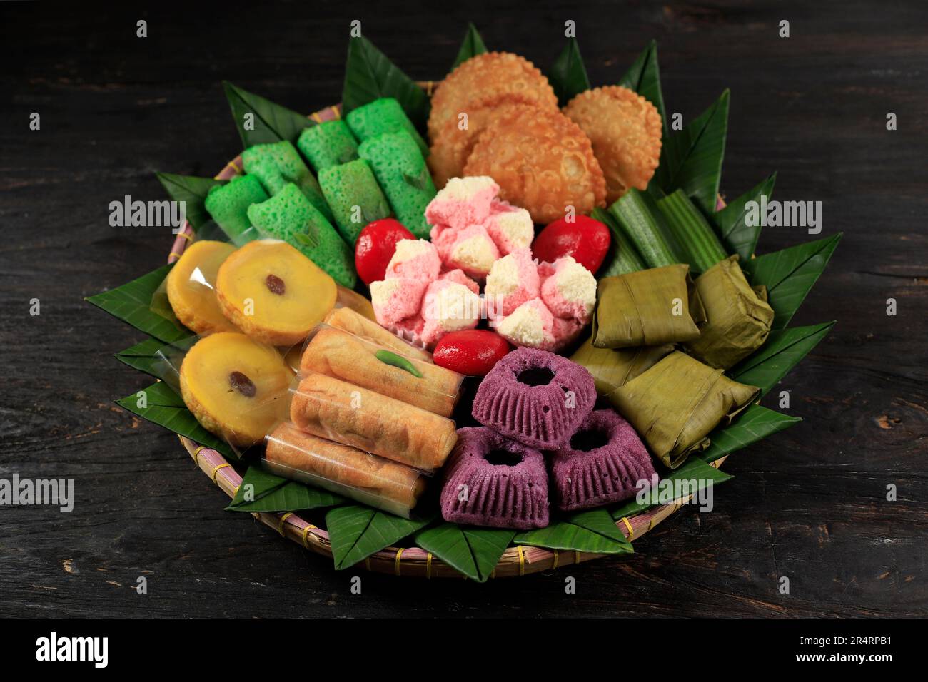 Jajan Pasar Tampah, Assorted Colorful Indonesian Traditional Cakes ...