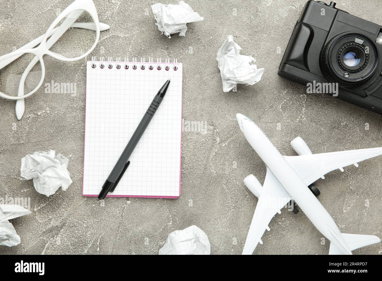 Planning summer holidays, tourism and trip vintage background ...