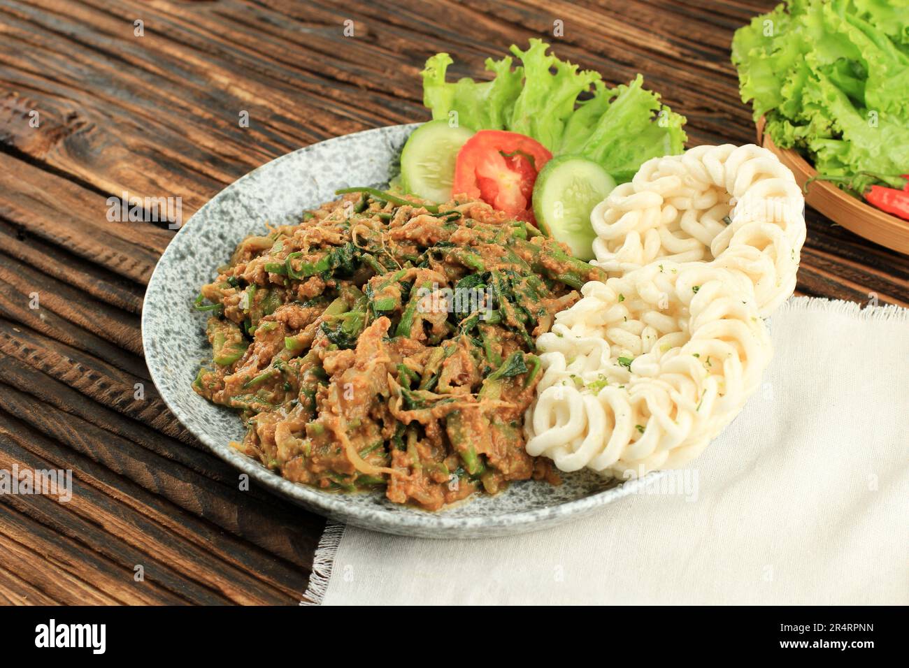 Lotek, Bandung West Java Traditional Healthy Salad Made from Various ...