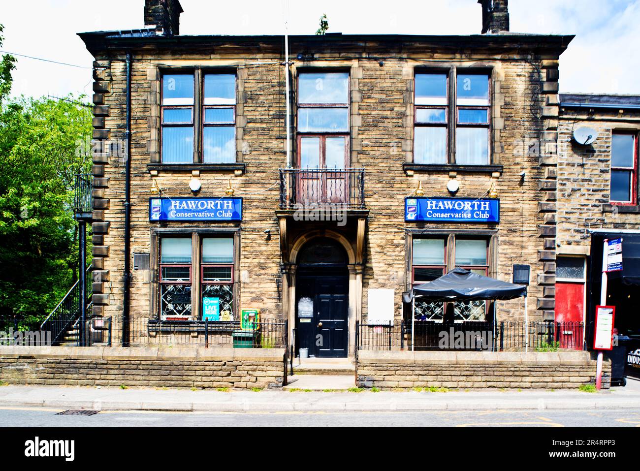 Conservative Club, Haworth, Yorkshire, England Stock Photo - Alamy