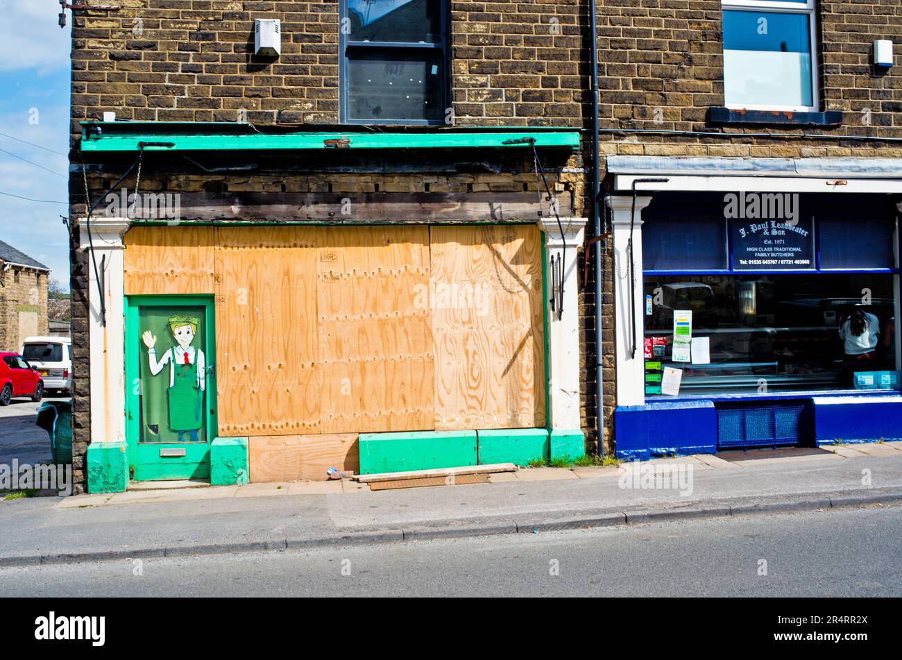 Closed Shop, Haworth, Yorkshire, England Stock Photo - Alamy