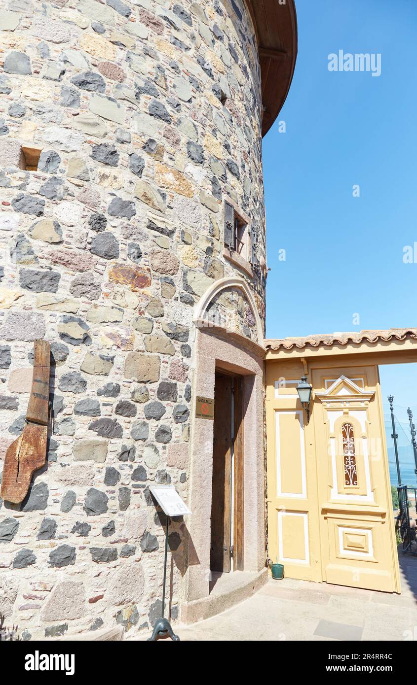 The scenic Cunda Island outside of Ayvalik, Turkey is a Greek town that ...