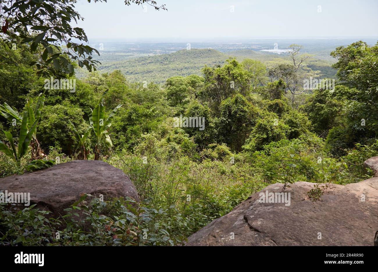Phra That Phu Pek, an ancient Khmer temple atop a hill in Thailand's ...