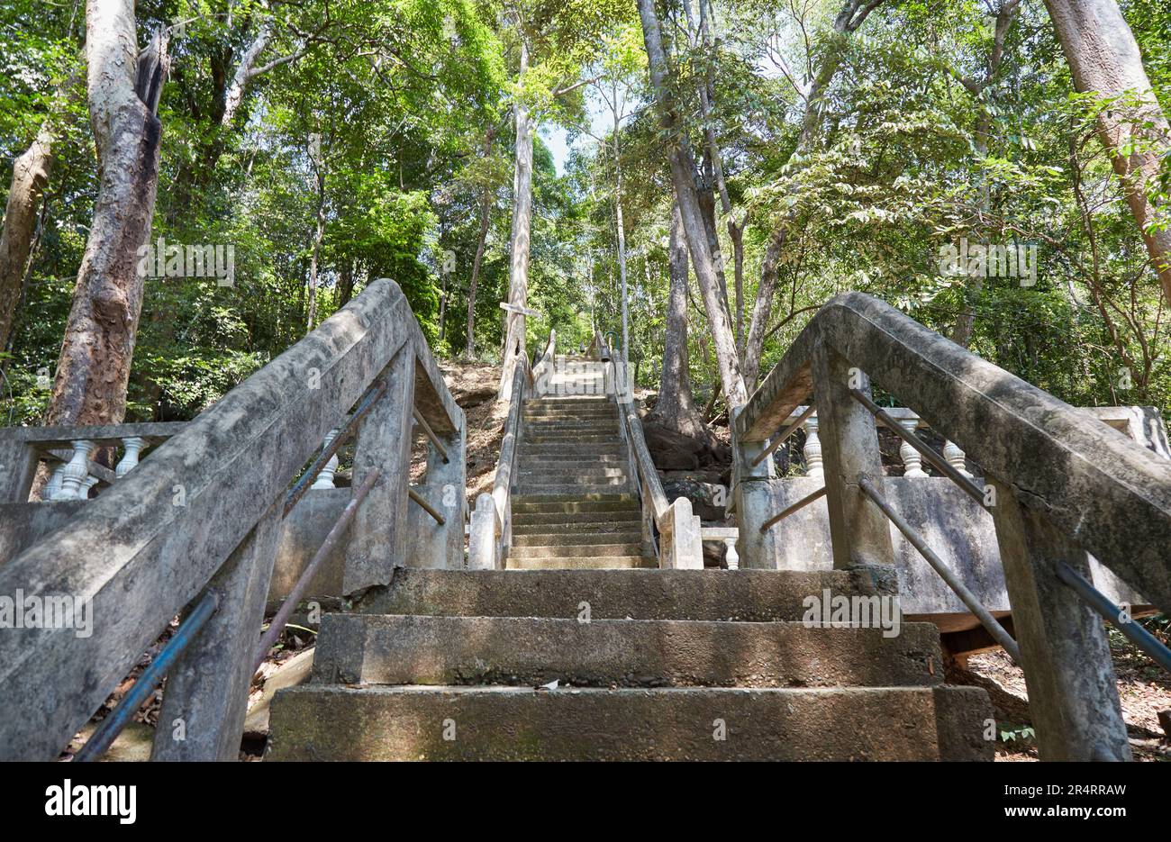 Phra That Phu Pek, an ancient Khmer temple atop a hill in Thailand's ...