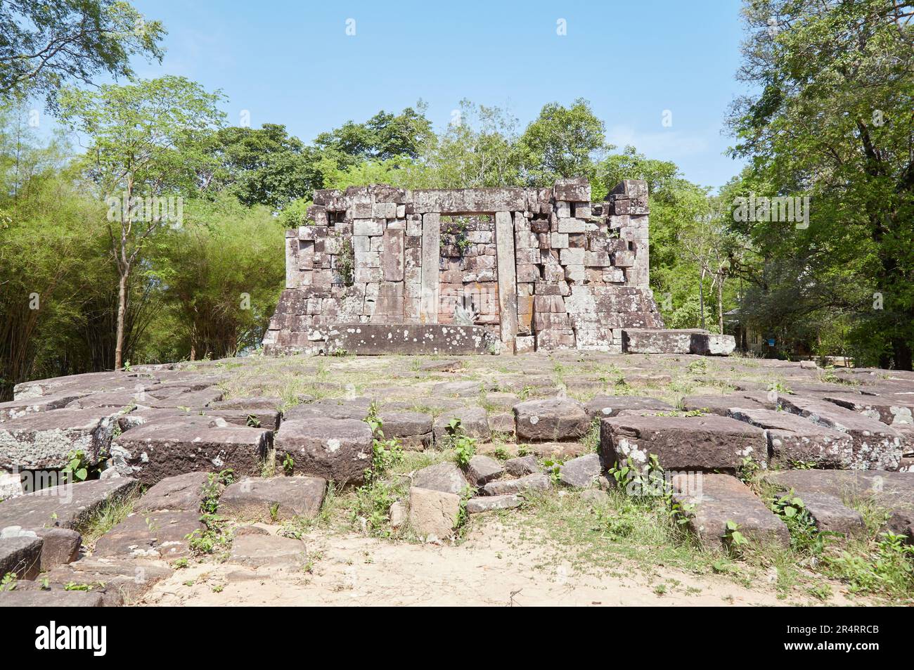 Phra That Phu Pek, an ancient Khmer temple atop a hill in Thailand's ...