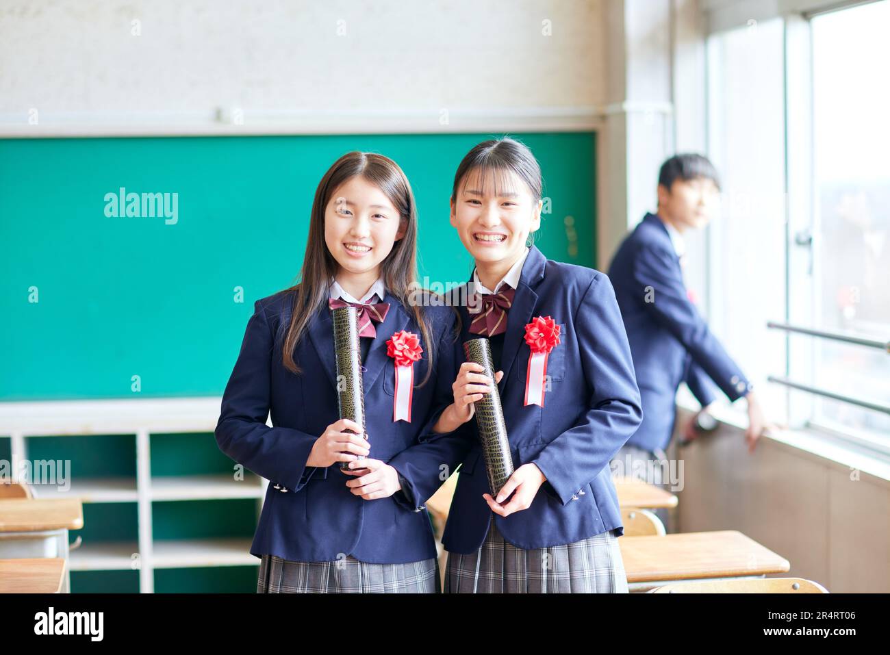 Japanese kids at school Stock Photo - Alamy