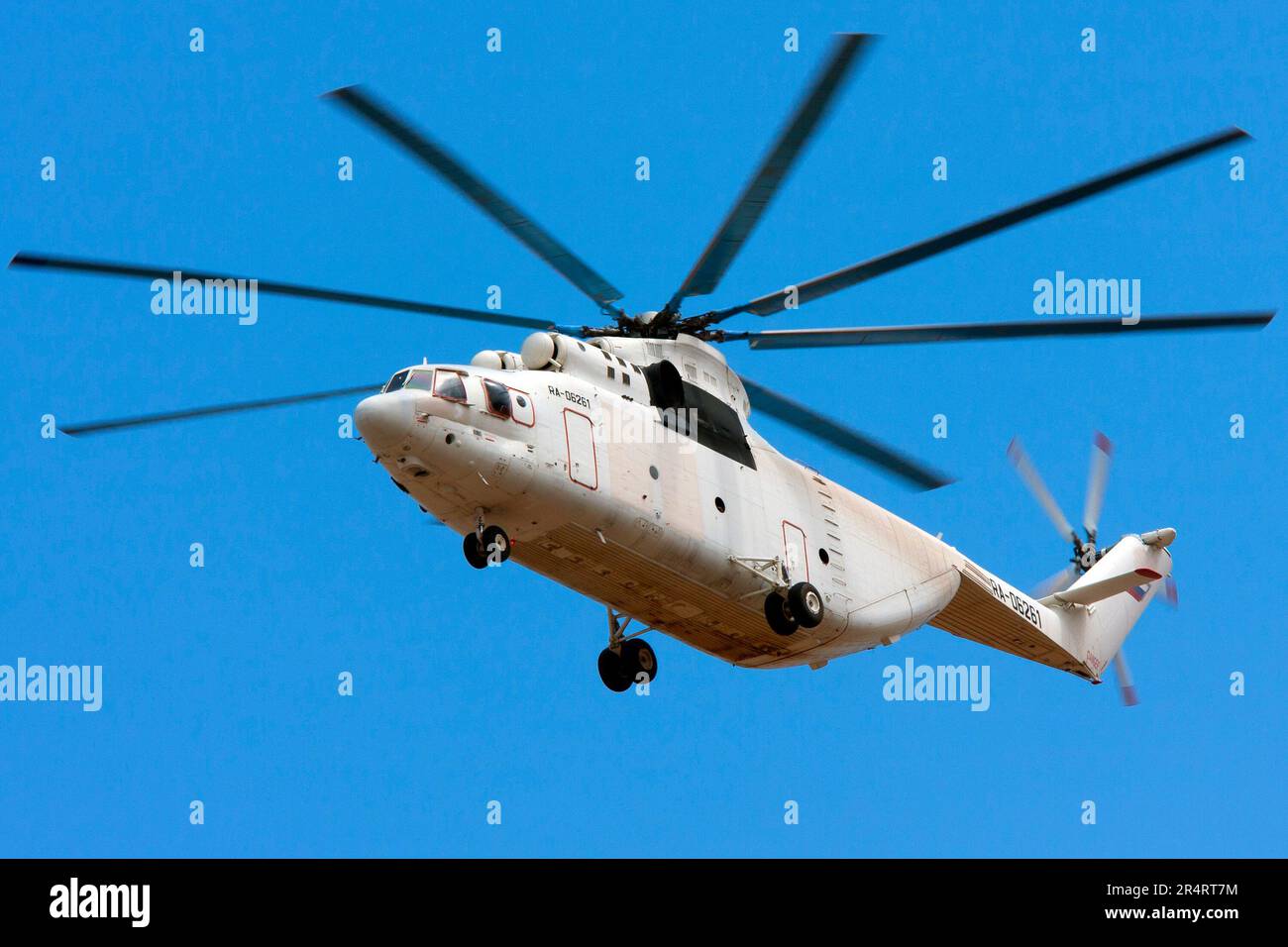 Mil Mi-26 RA-06261 arrives at Malta International Airport (MLA-LMML ...