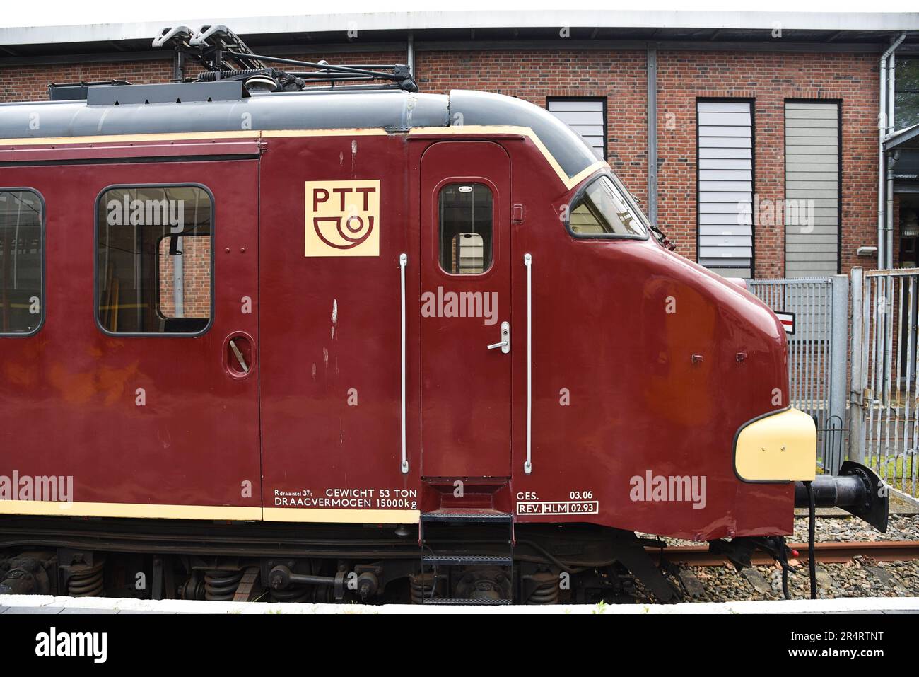 Utrecht, Netherlands. May 2023. Old dutch trains at the Railroad museum ...