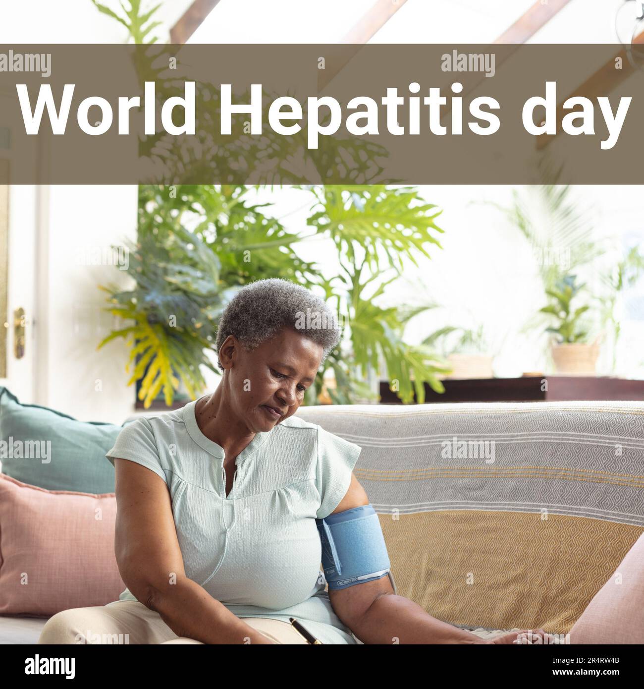 World hepatitis day woman hi-res stock photography and images - Alamy