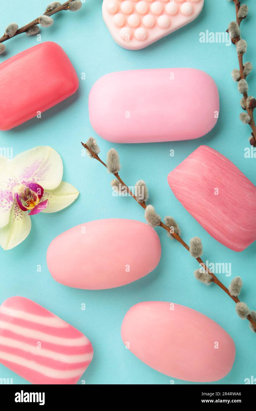 Pink soaps hi-res stock photography and images - Alamy