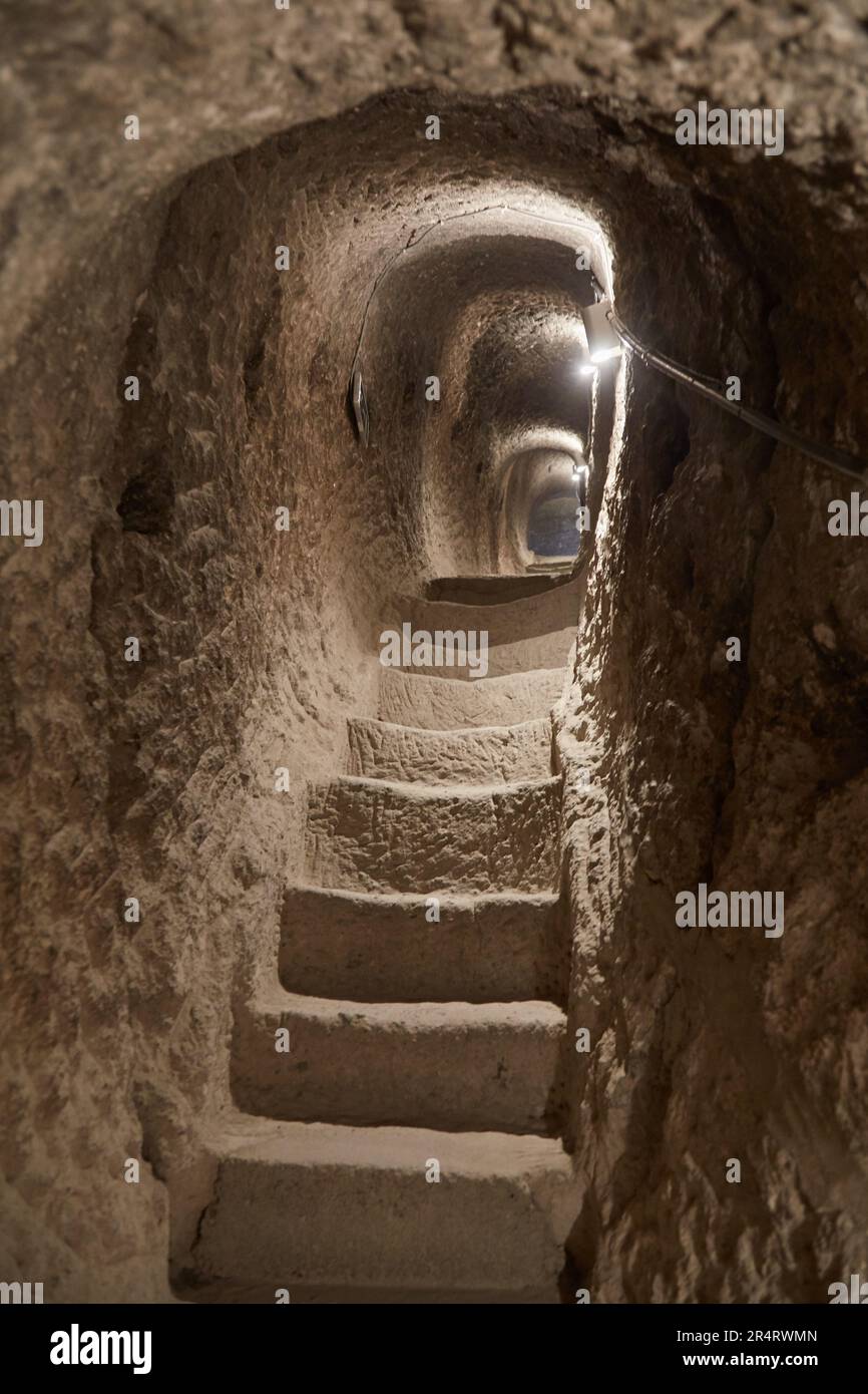 Vardzia, an medieval cave city in Georgia, home to as many as 3,000 ...