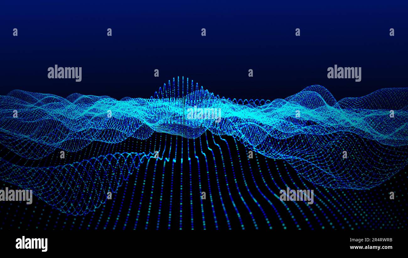 Abstracts sciense digital futuristic geometric network background. 3d ...