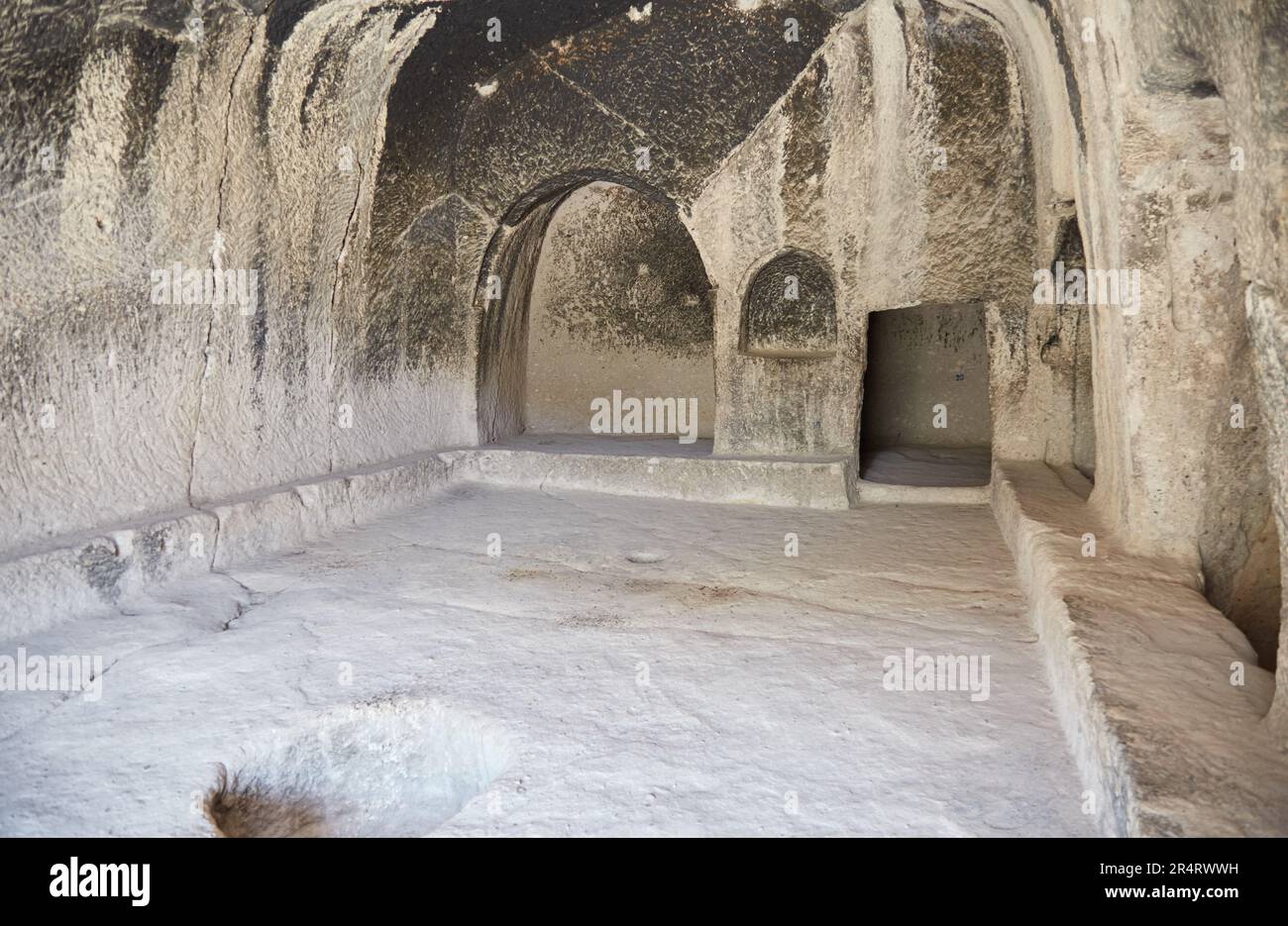 Vardzia, an medieval cave city in Georgia, home to as many as 3,000 ...