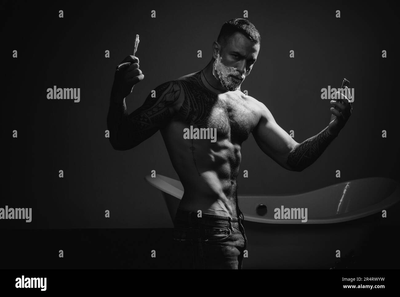 Parts of trimmer Black and White Stock Photos & Images - Alamy