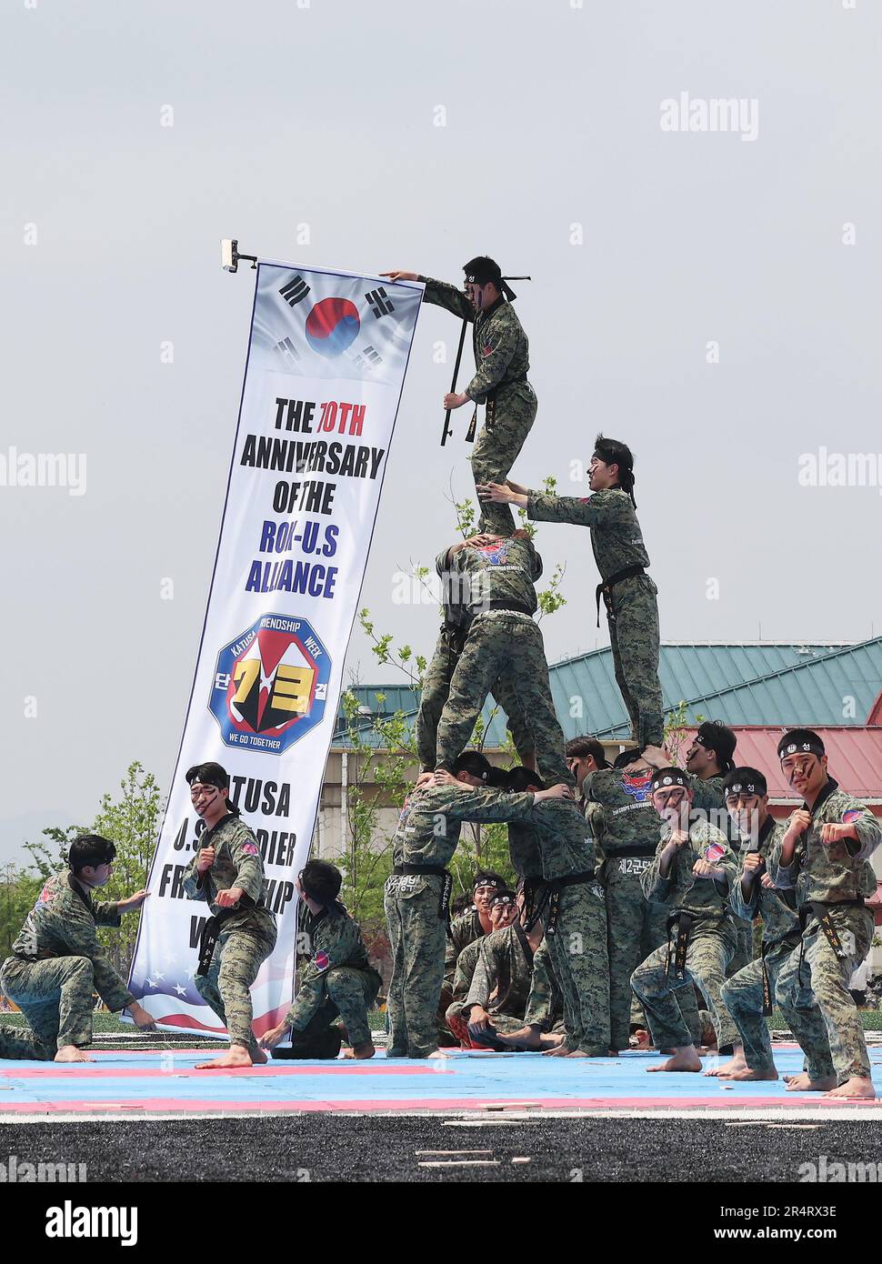 30th May, 2023. KATUSA-U.S. Army friendship week South Korean soldiers ...