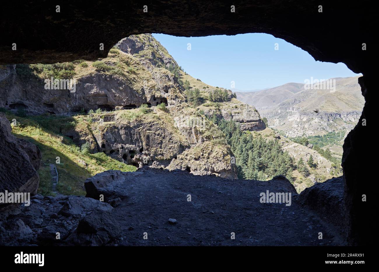 Vanis Kvabebi, an ancient cave city located near and similar to Vardzia ...