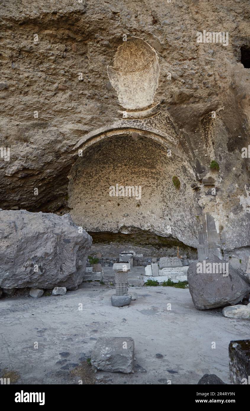 Vanis Kvabebi, an ancient cave city located near and similar to Vardzia ...