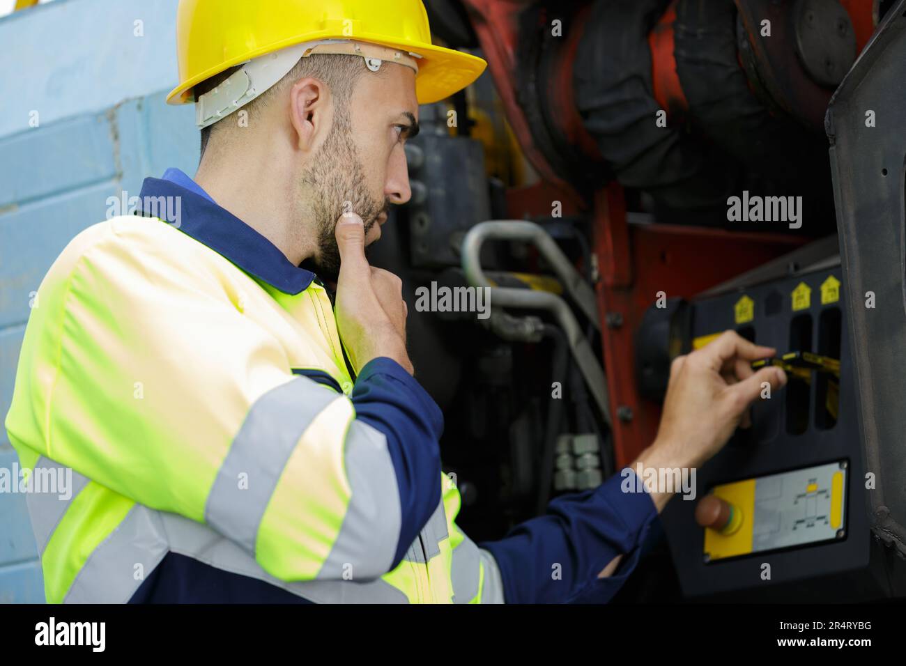 Push stick machine hi-res stock photography and images - Alamy