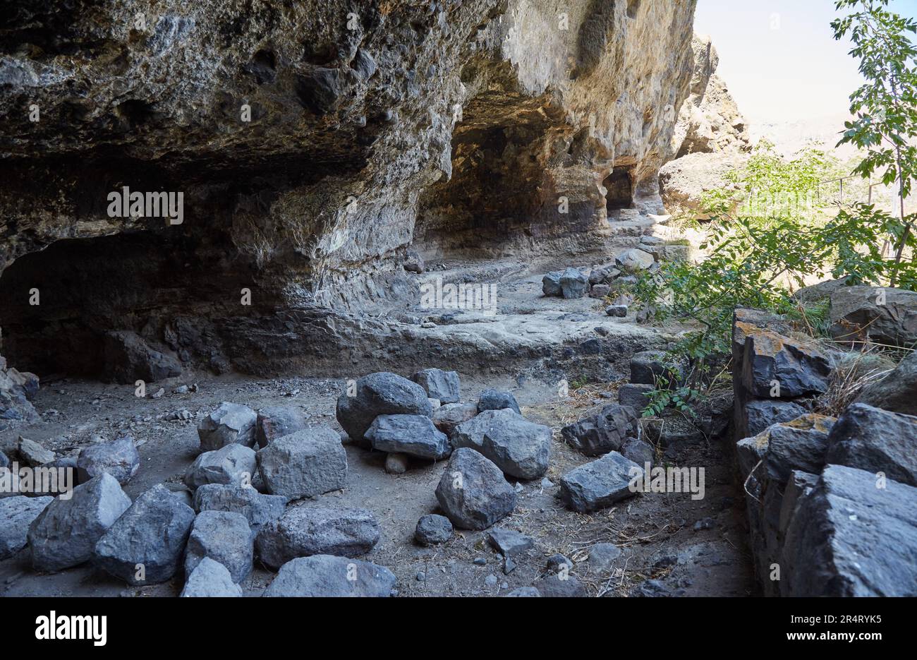 Vanis Kvabebi, an ancient cave city located near and similar to Vardzia ...