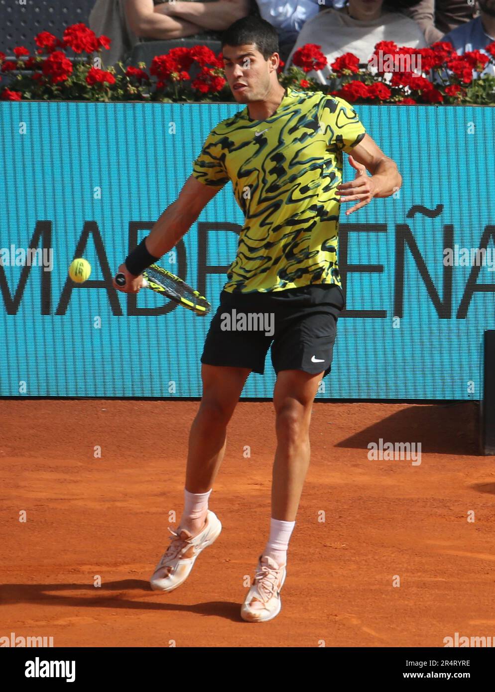 Carlos Alcaraz of Spain during the Mutua Madrid Open 2023, ATP Masters ...