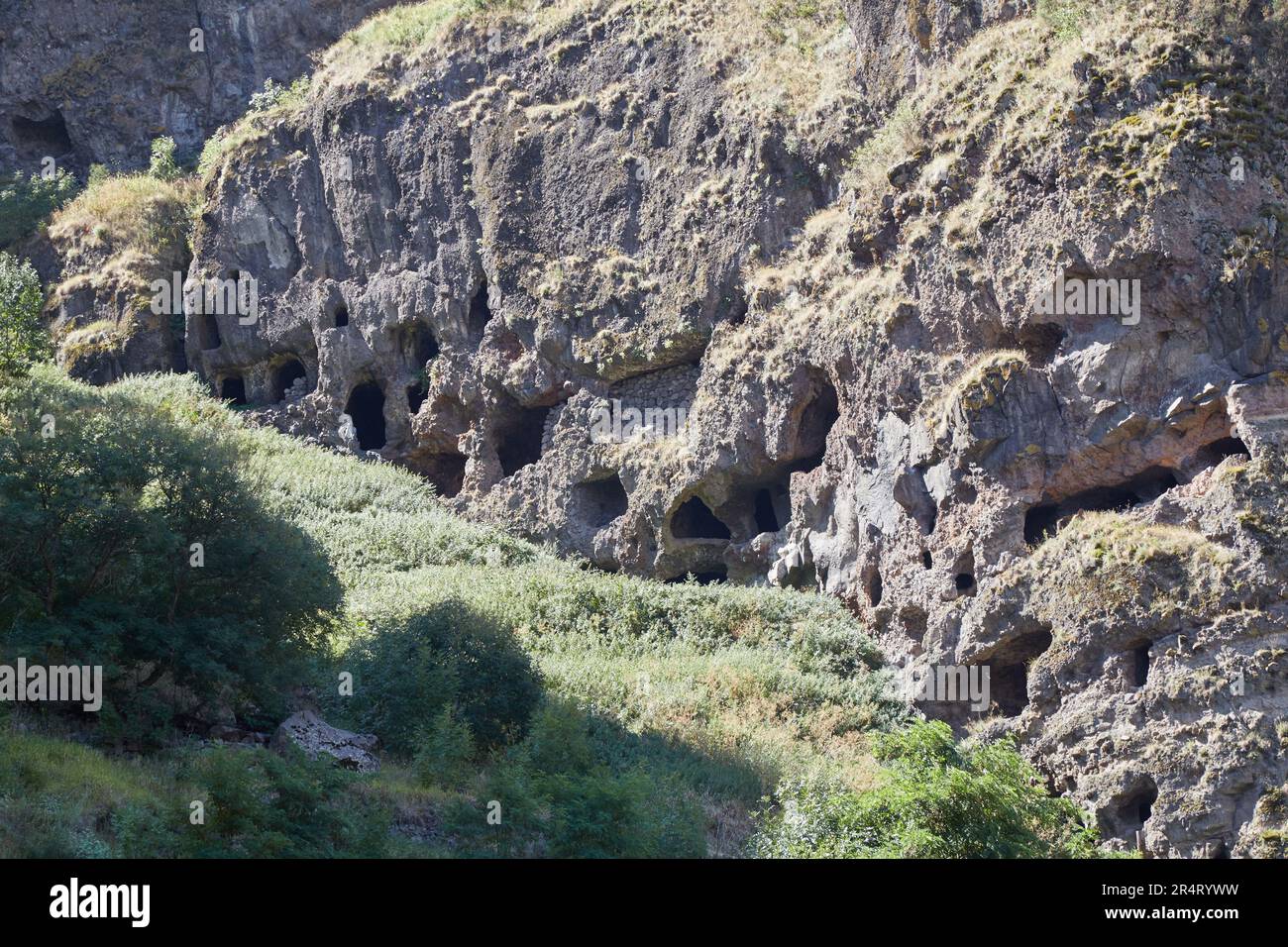 Vanis Kvabebi, an ancient cave city located near and similar to Vardzia ...