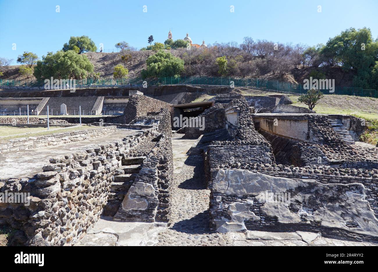 Cholula in Puebla, Mexico, is home to the largest pyramid in the world ...