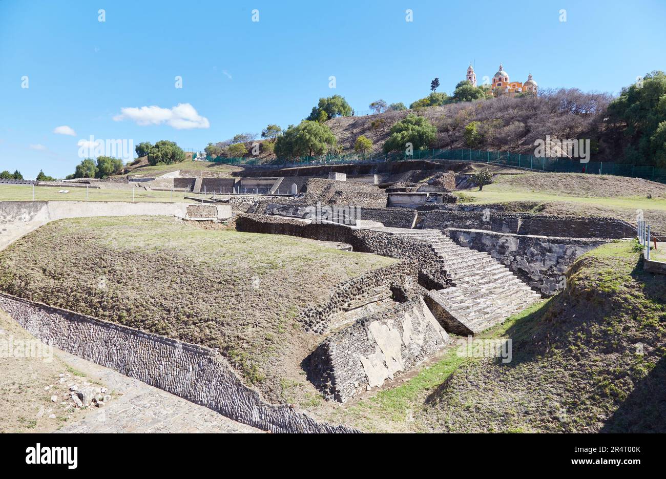 Cholula in Puebla, Mexico, is home to the largest pyramid in the world ...
