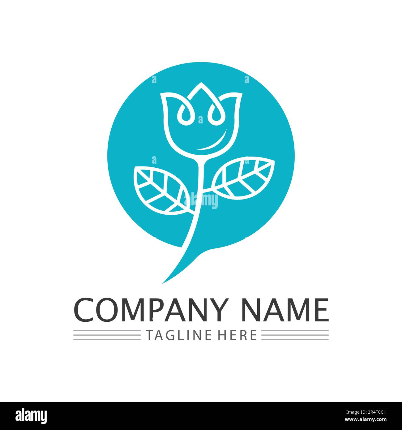 Tree logo icon vector illustration design.Vector silhouette of a tree ...