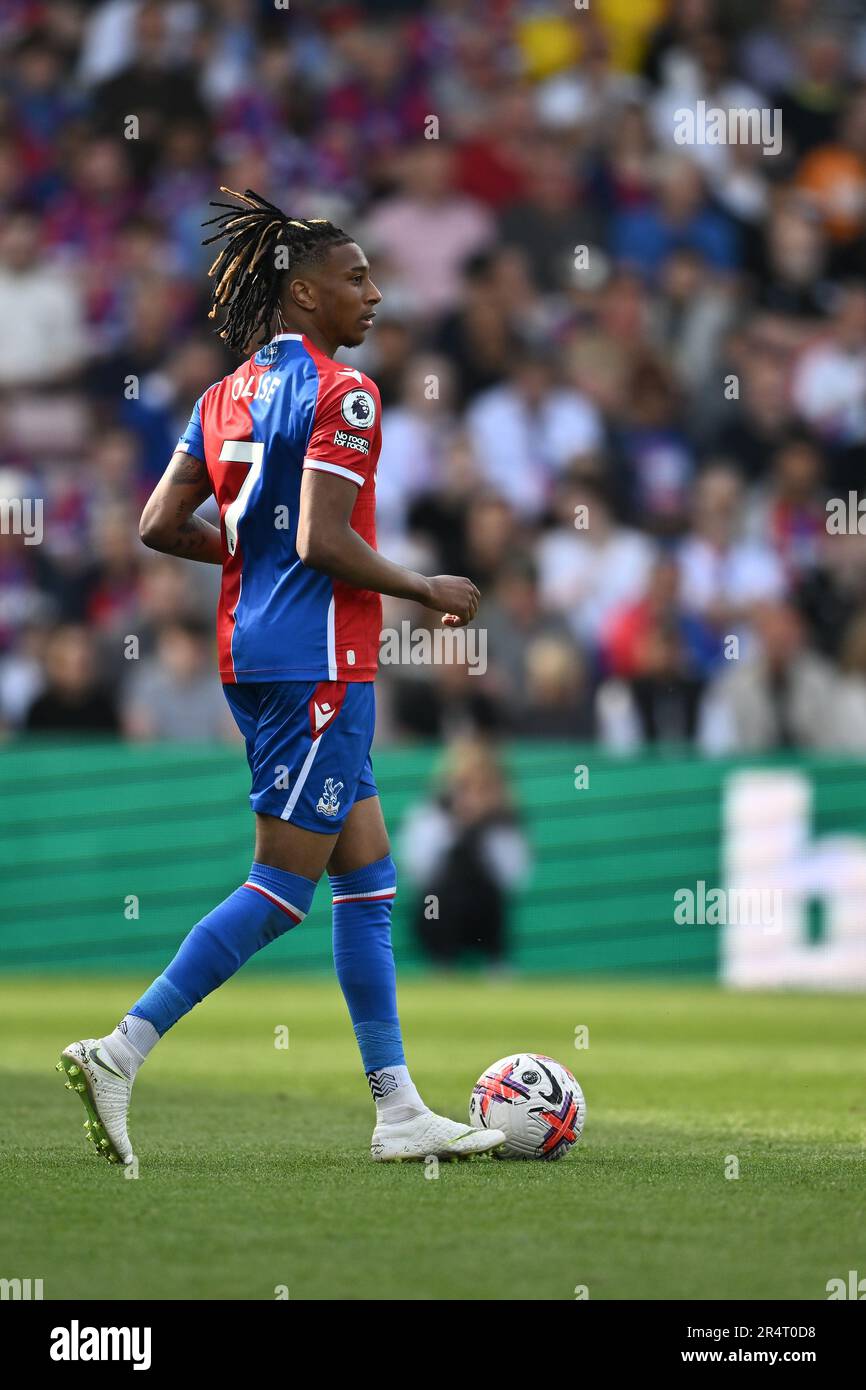 LONDON, ENGLAND - MAY 28: Michael Olise of Crystal Palace in new home ...