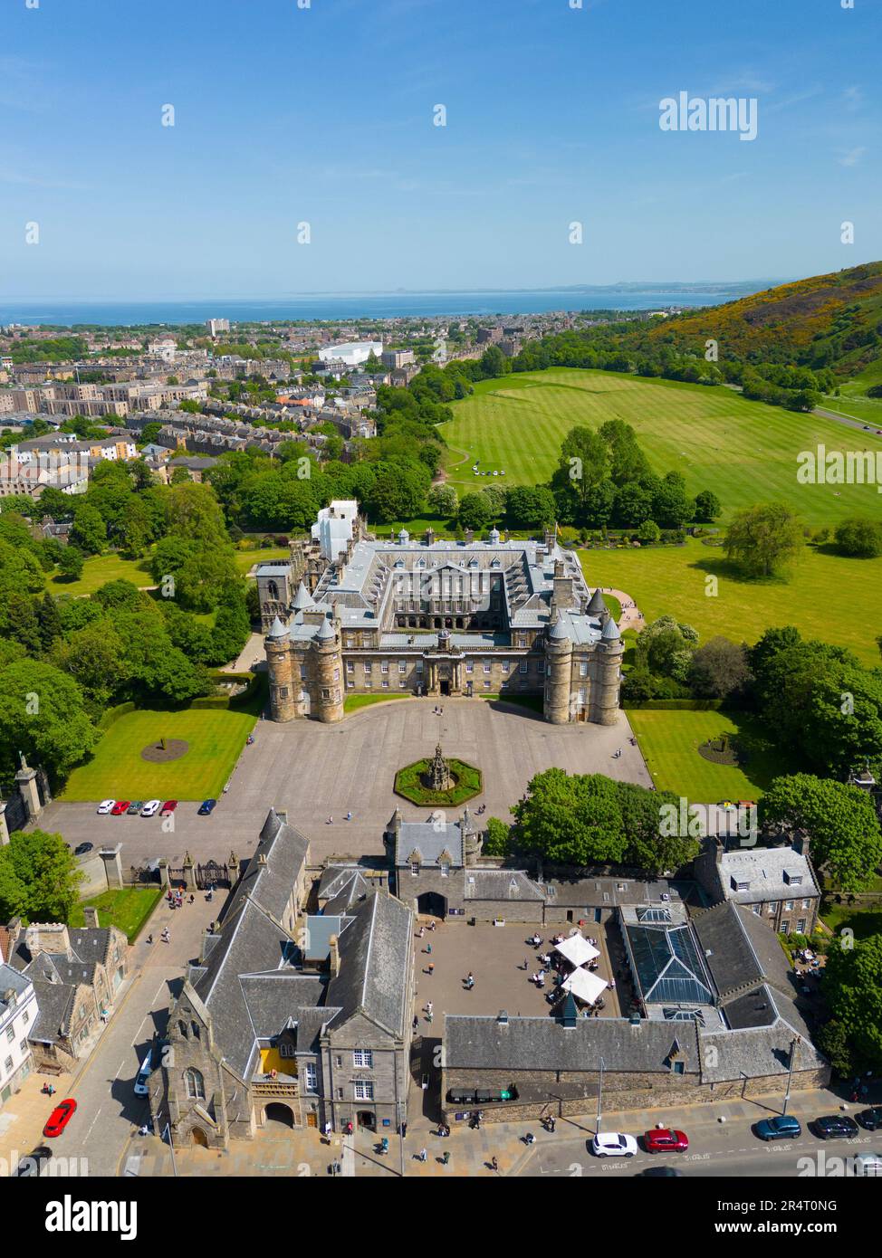Holyrood Palace Aerial