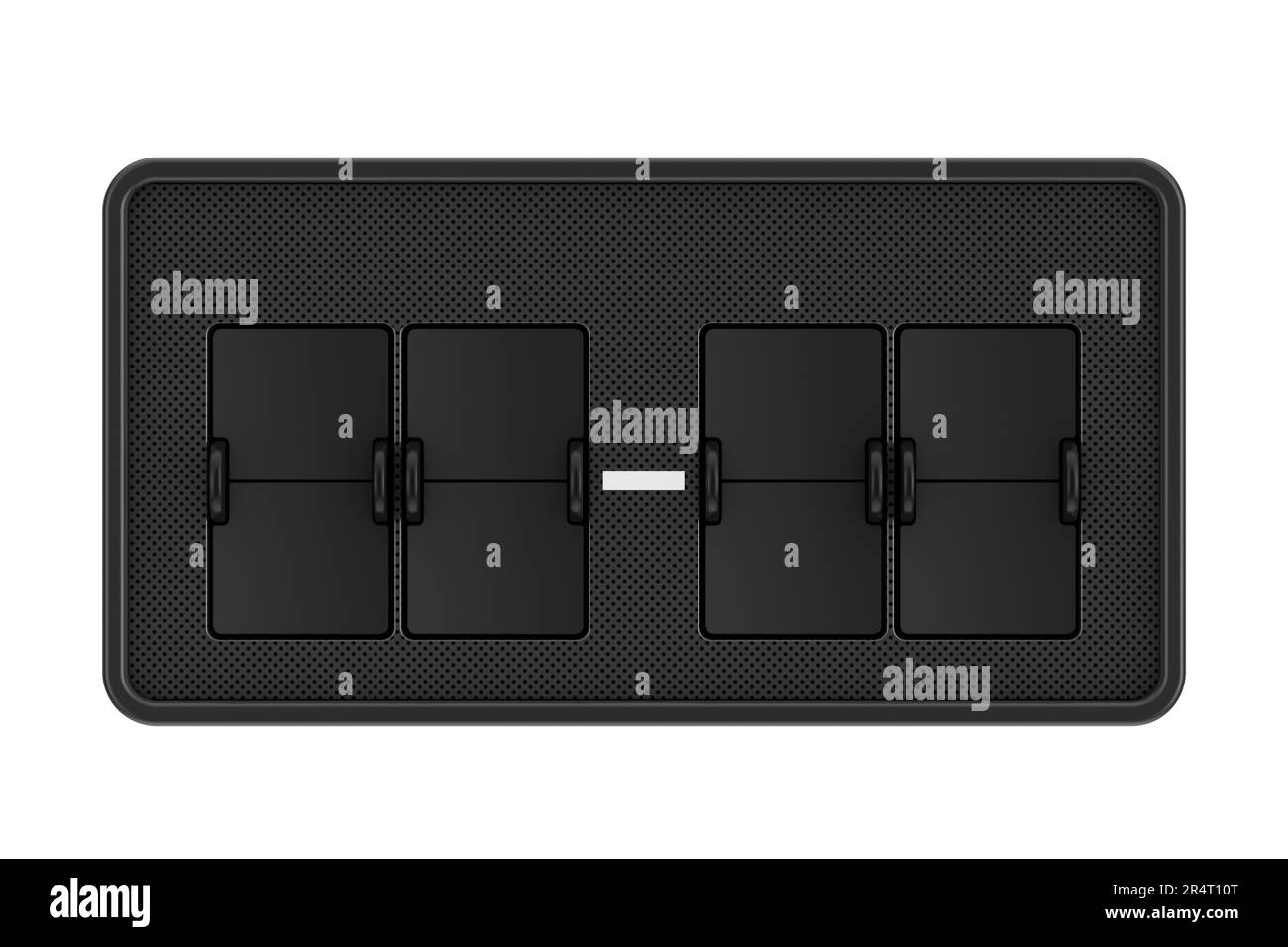 Empty Sport Games Scoreboard with Blank Flip Score on a white ...