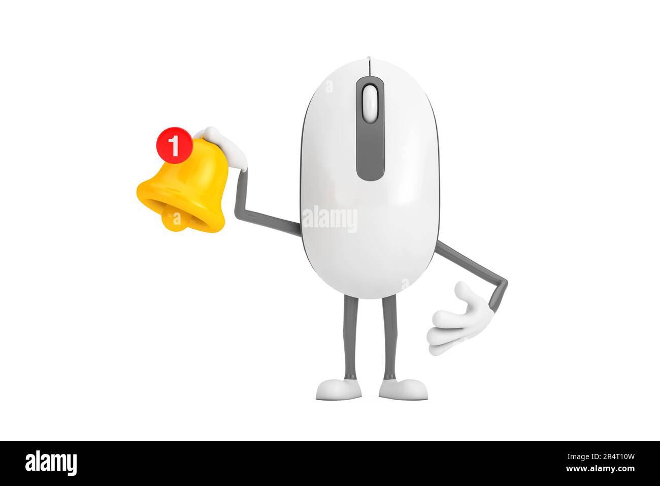 Computer Mouse Cartoon Person Character Mascot witn Cartoon Social ...