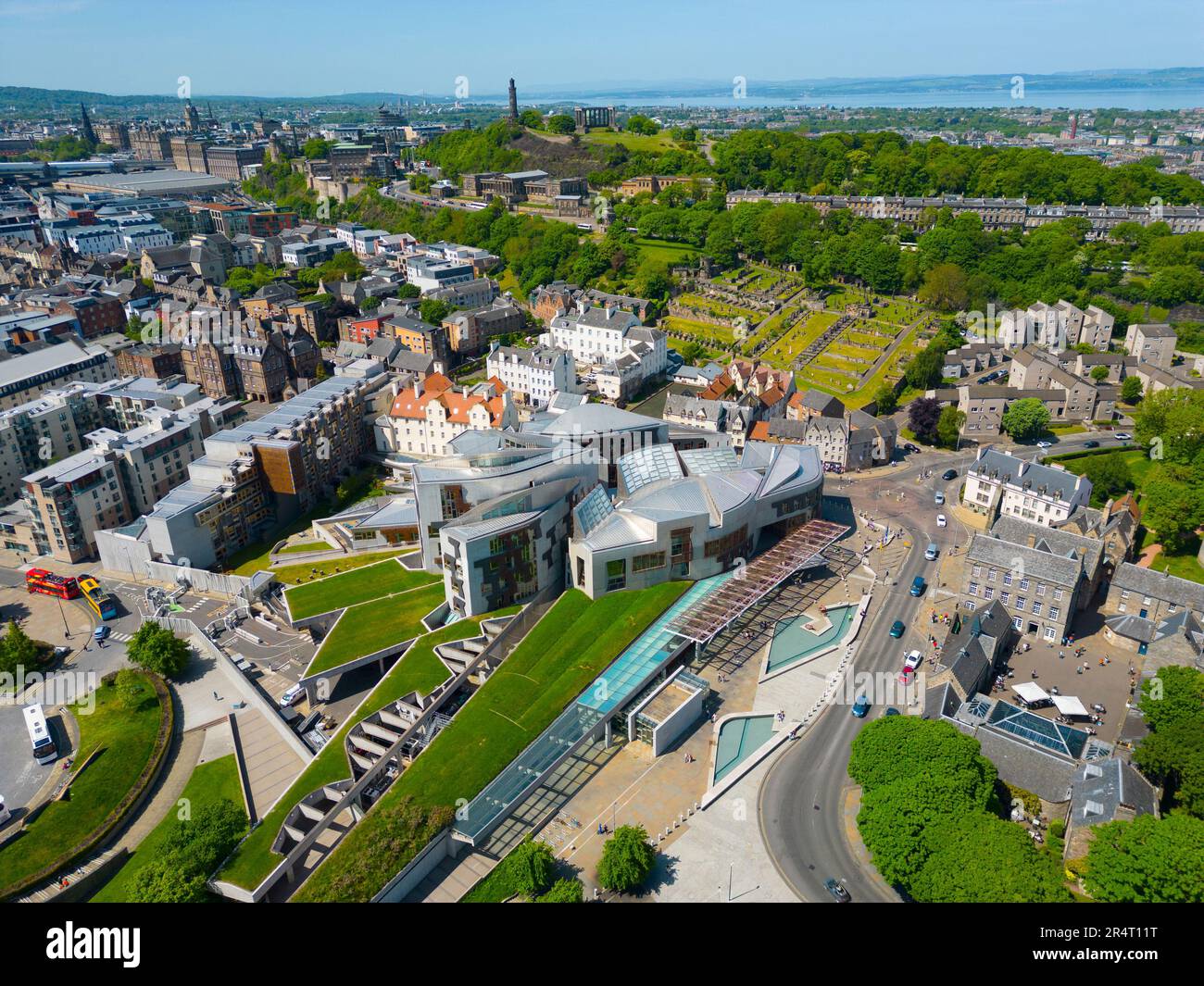 Aerial view of in Edinburgh, Scotland, UK Stock Photo - Alamy