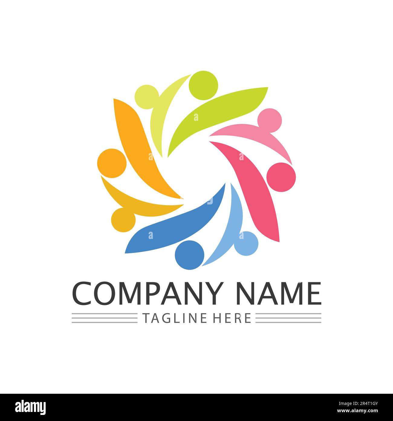 People Icon work group Vector logo illustration design Stock Vector ...