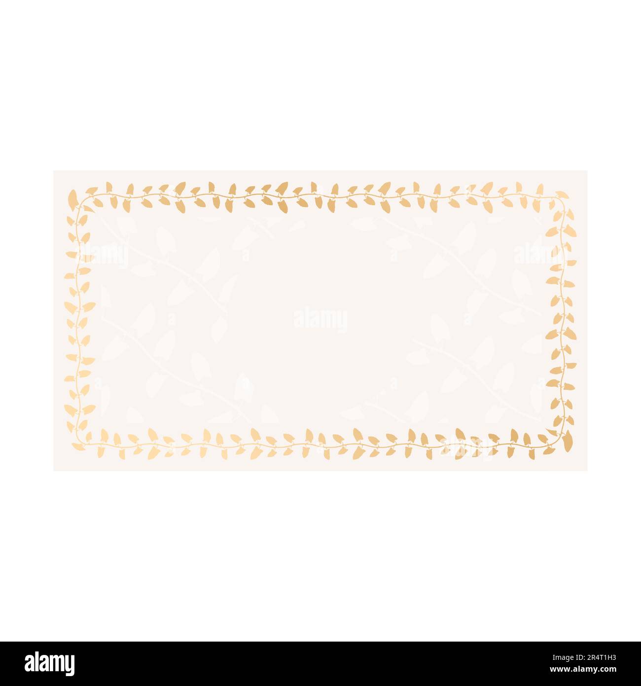 Horizontal rectangular print template invitation card for celebration ...