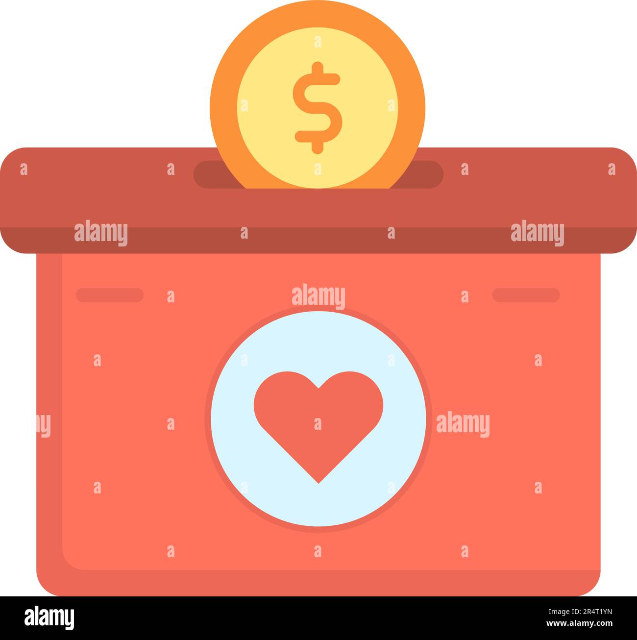 Donation icon vector image Stock Vector Image & Art - Alamy