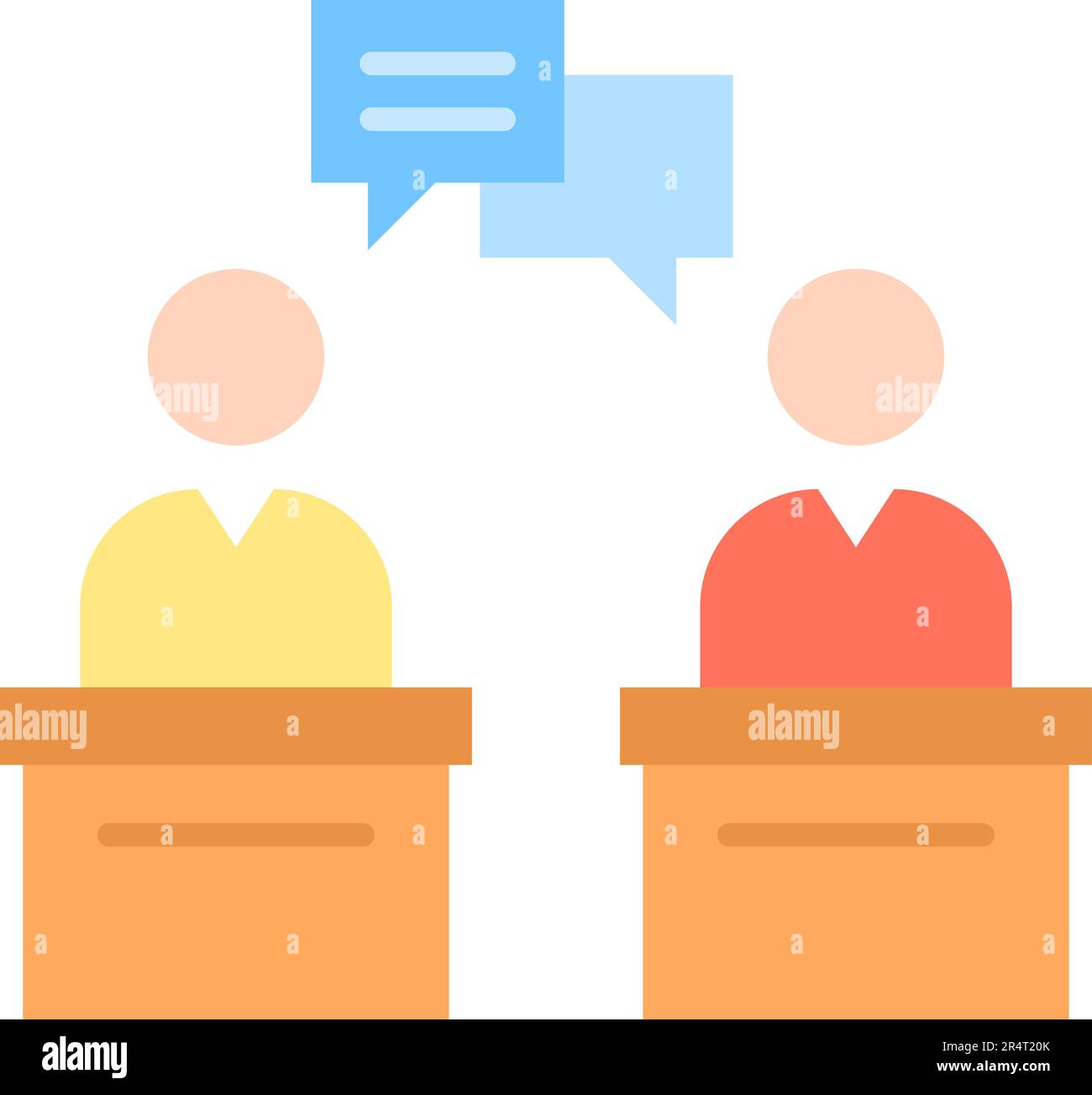 Debate icon vector image Stock Vector Image & Art - Alamy