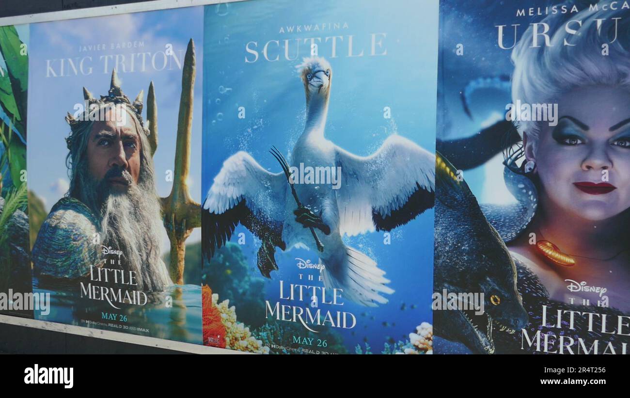 Los Angeles, California, USA 27th May 2023 Disney The Little Mermaid ...